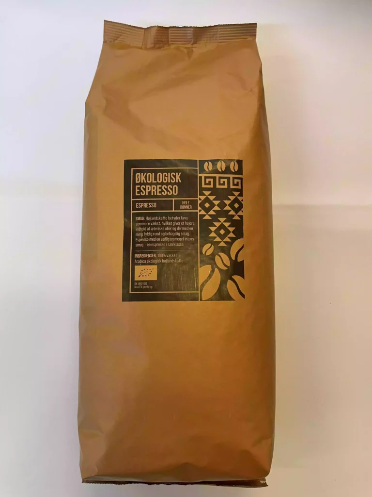 Økologisk Espresso helbønne 1 kg. - Kaiser Kaffe